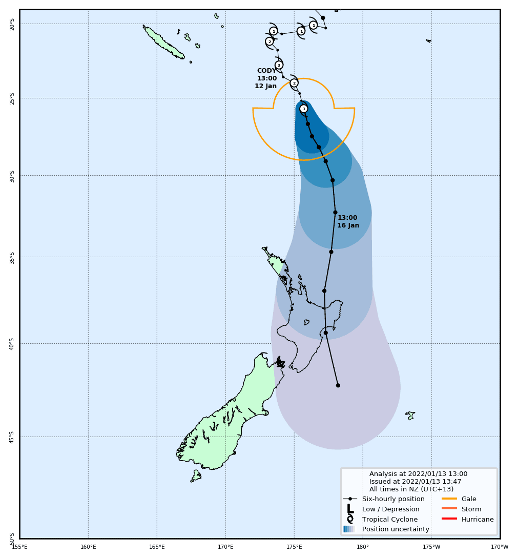 Cyclone Cody Likely Impacts on Coromandel - Coromandel's CFM