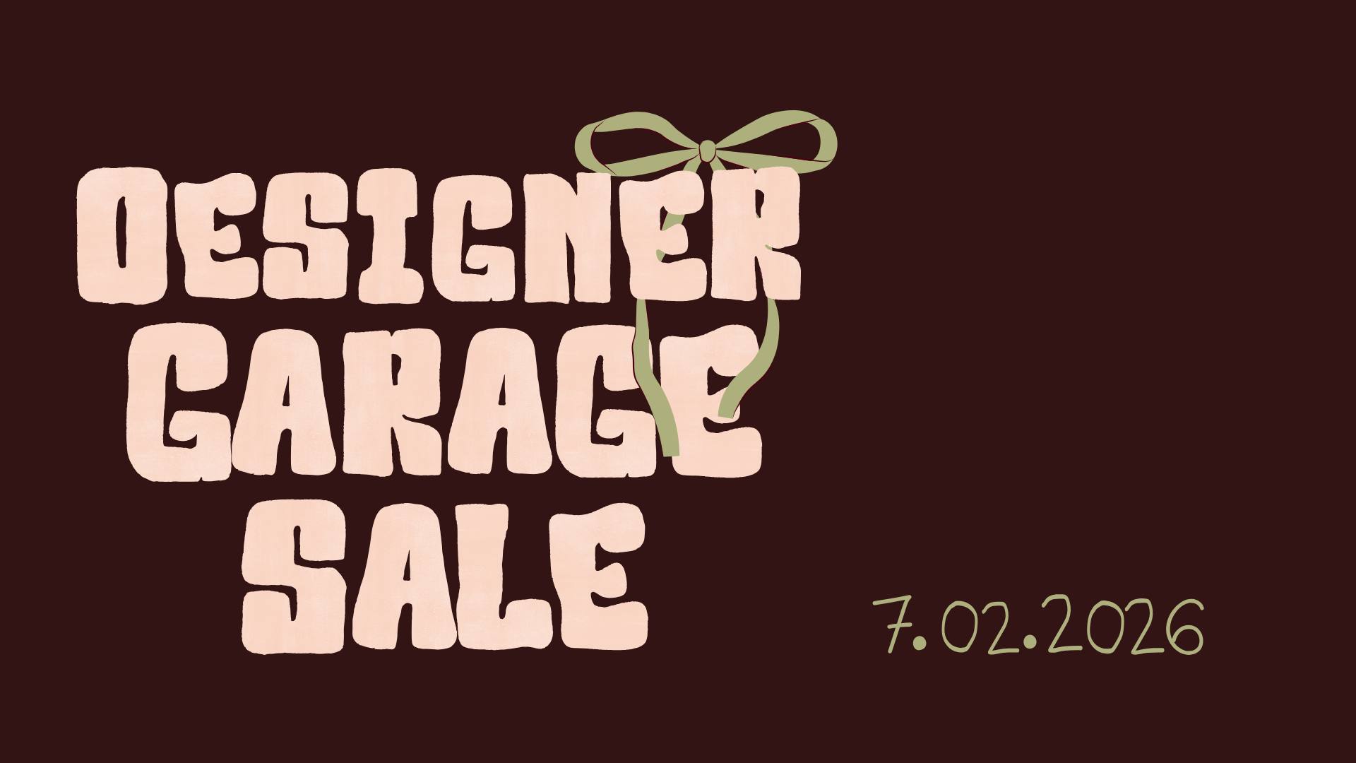 Designer Garage Sale - Coromandel's CFM